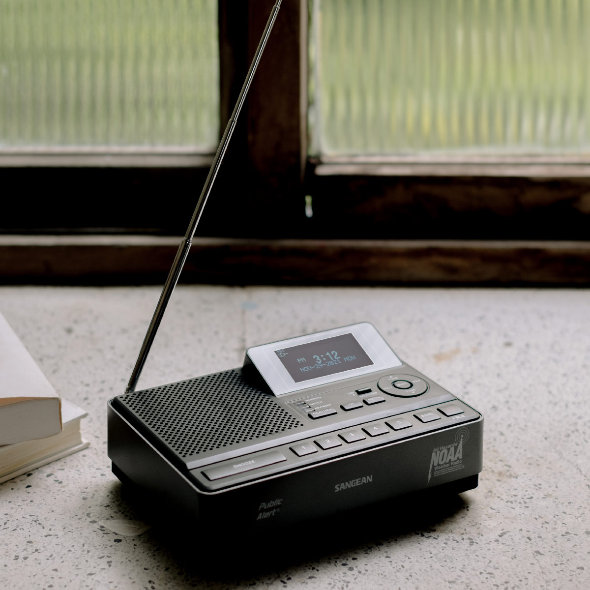 CL-100 AM /FM/ Weather Alert Clock Radio│SANGEAN Electronics