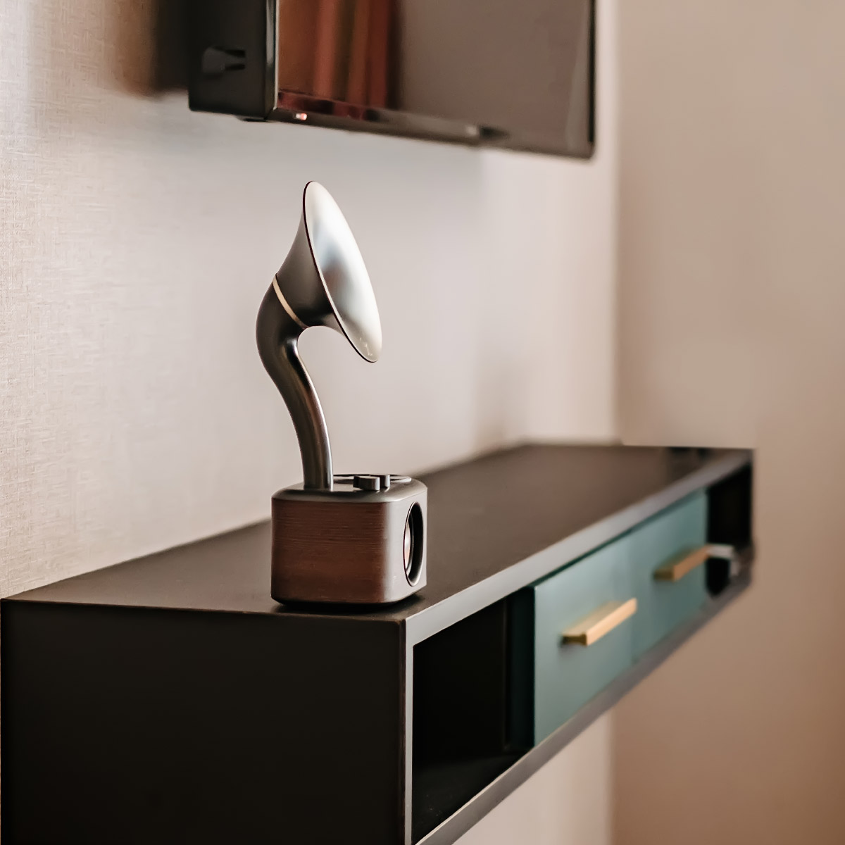 CP-100 AM / FM / Bluetooth / AUX Retro Design Gramophone Radio│SANGEAN ...