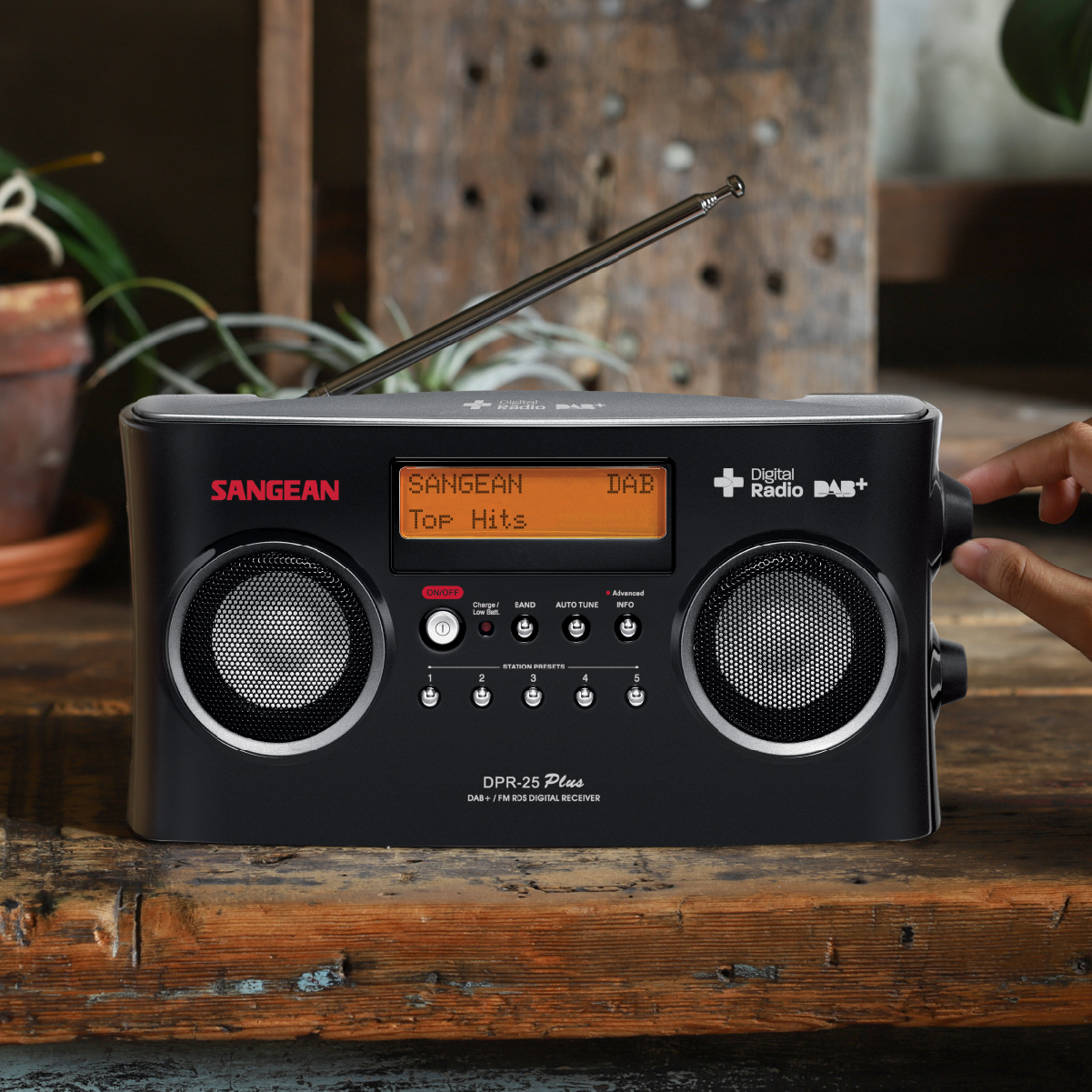 DPR-25+ DAB+/FM-RDS Digital Stereo Radio│SANGEAN Electronics