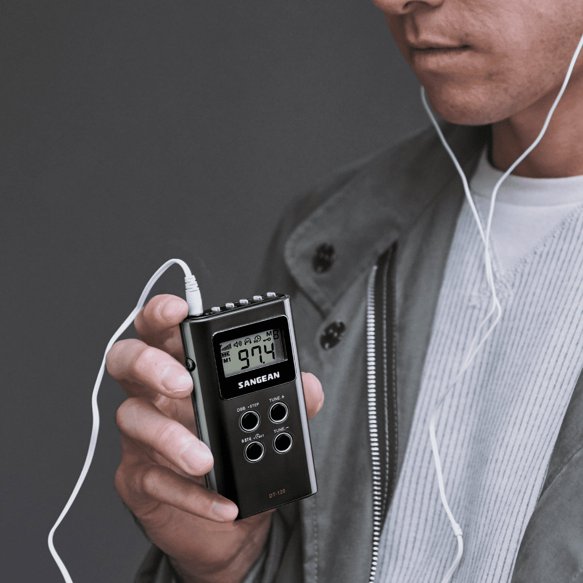 DT-120 AM / FM-Stereo Pocket Radio│SANGEAN Electronics