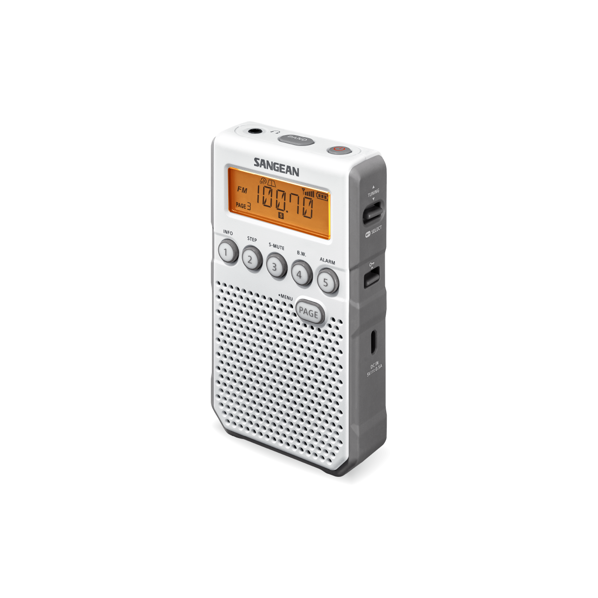 DT-800 AM / FM Rechargeable Pocket Radio│SANGEAN Electronics