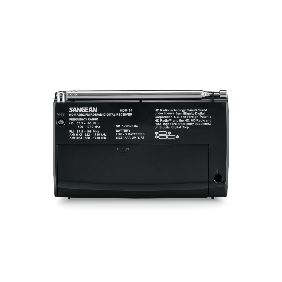 HDR-14 HD / AM / FM-RBDS Radio│SANGEAN Electronics