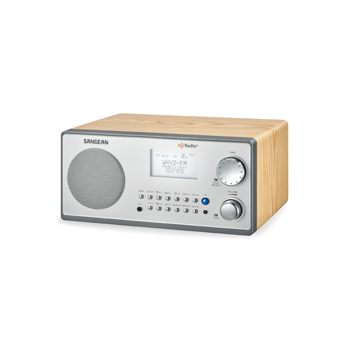 HDR-18 HD / AM / FM Wooden Radio│SANGEAN Electronics