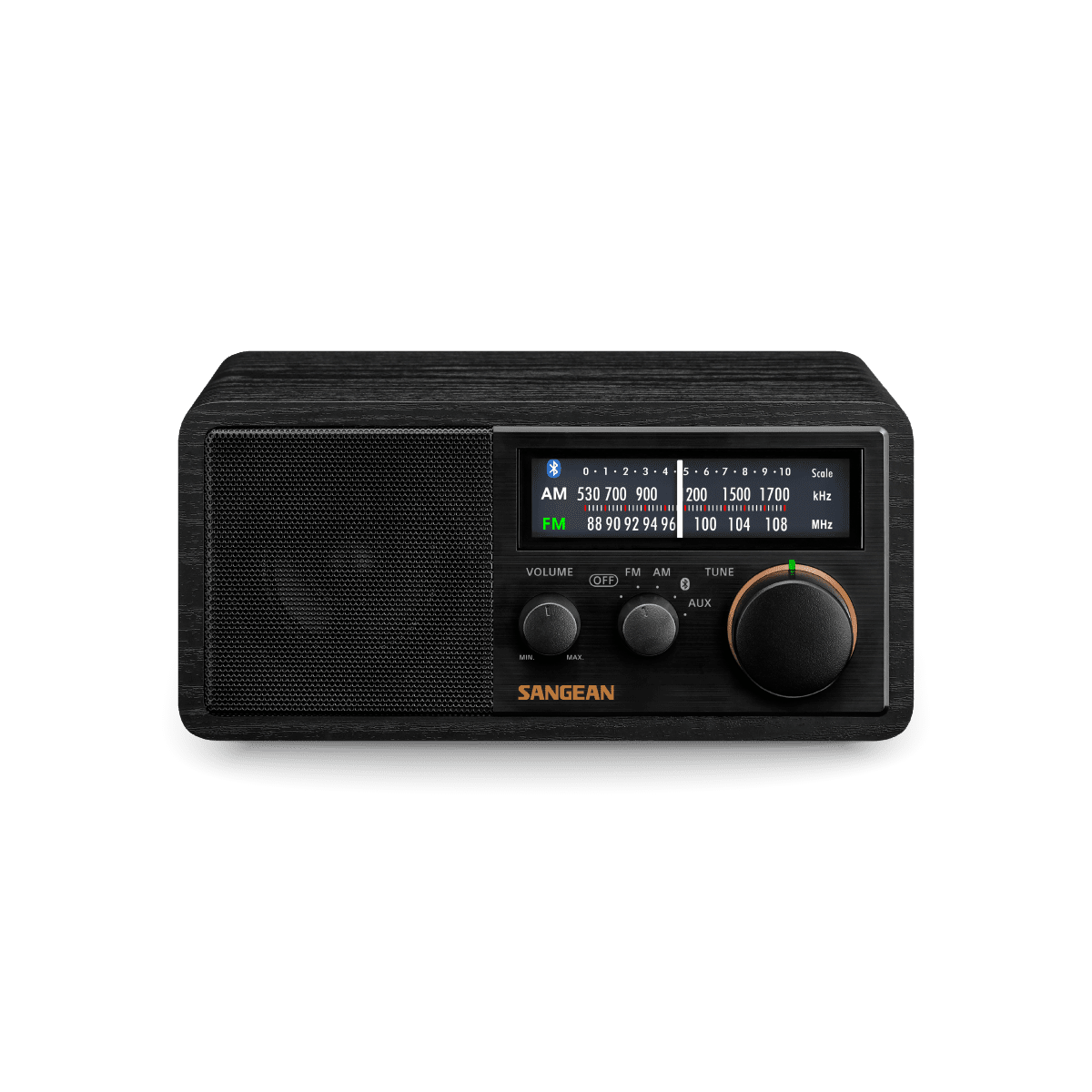 SG-118 AM/FM/AUX/BT Wooden Cabinet Radio│SANGEAN Electronics