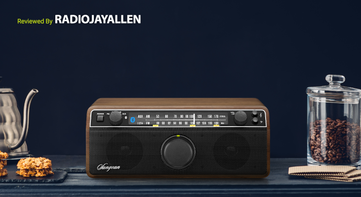 WR-12BT AM/FM/AUX Wooden Cabinet Radio│SANGEAN Electronics