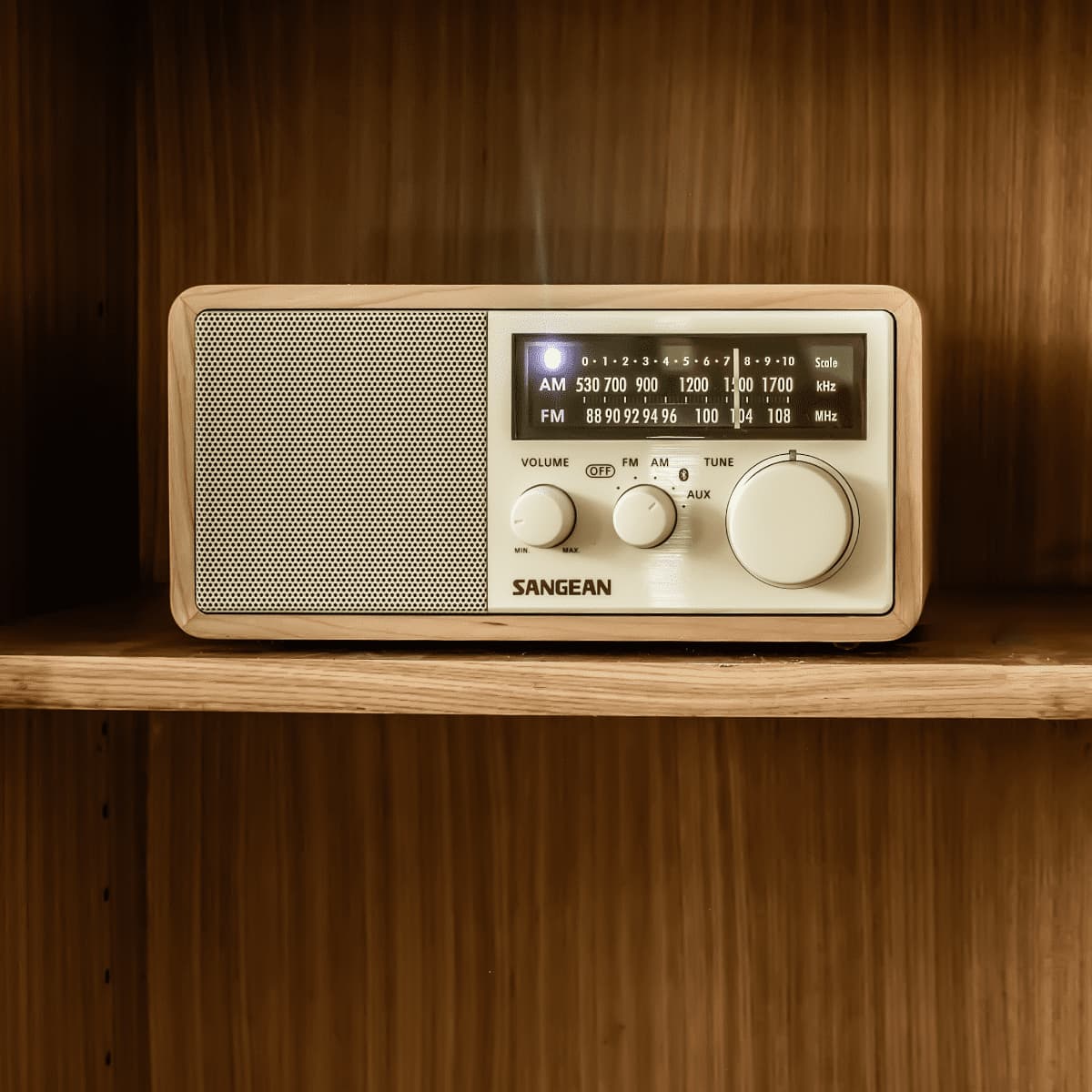 WR-16 AM / FM / BT Wooden Cabinet Radio│SANGEAN Electronics