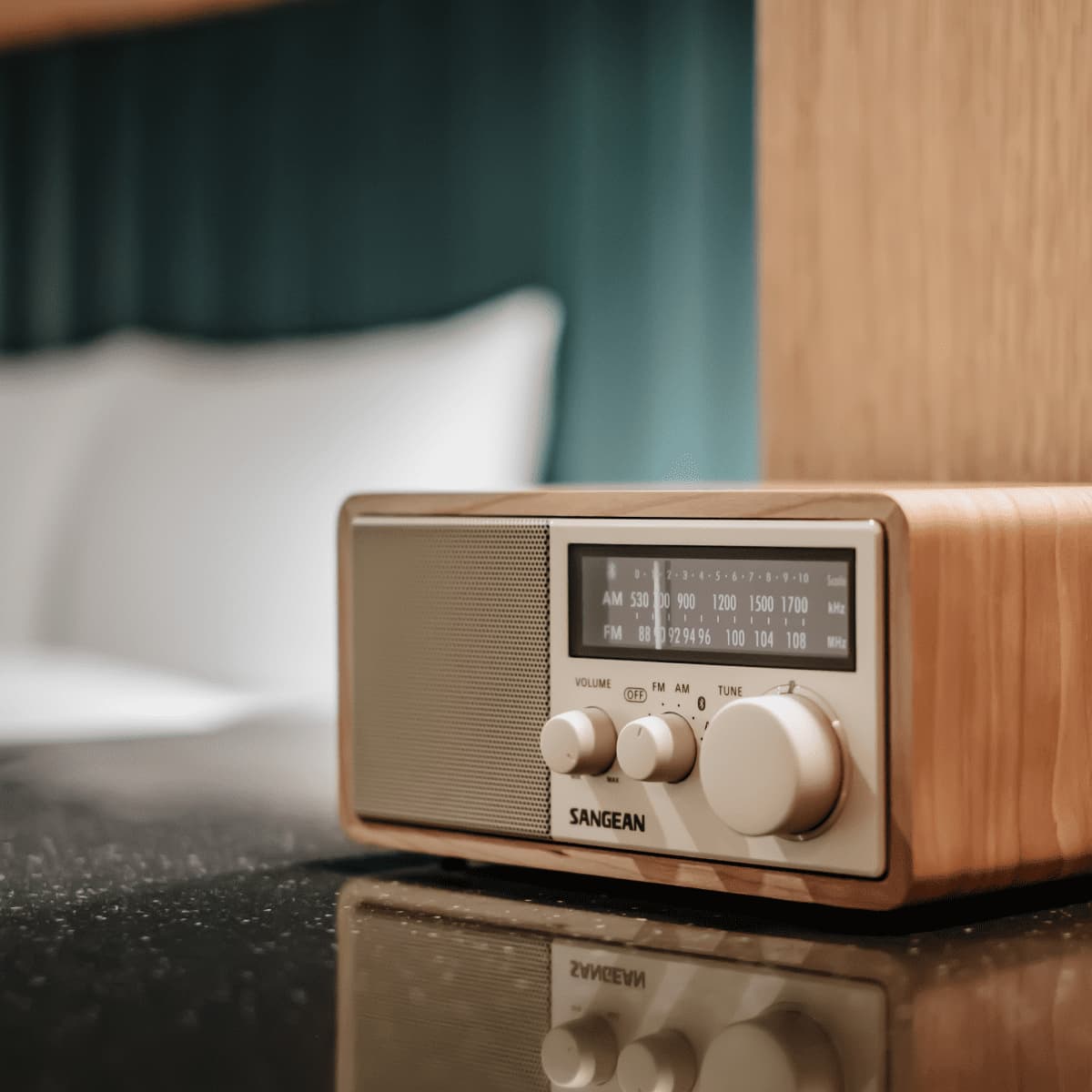 WR-16 AM / FM / BT Wooden Cabinet Radio│SANGEAN Electronics