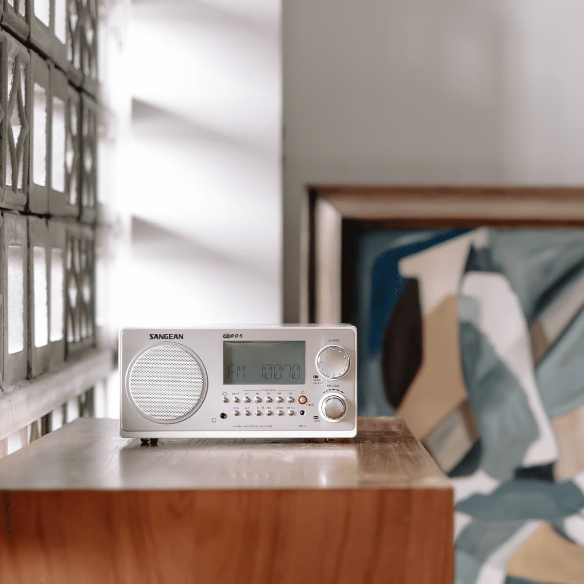 WR-2 AM / FM Wooden Cabinet Radio│SANGEAN Electronics