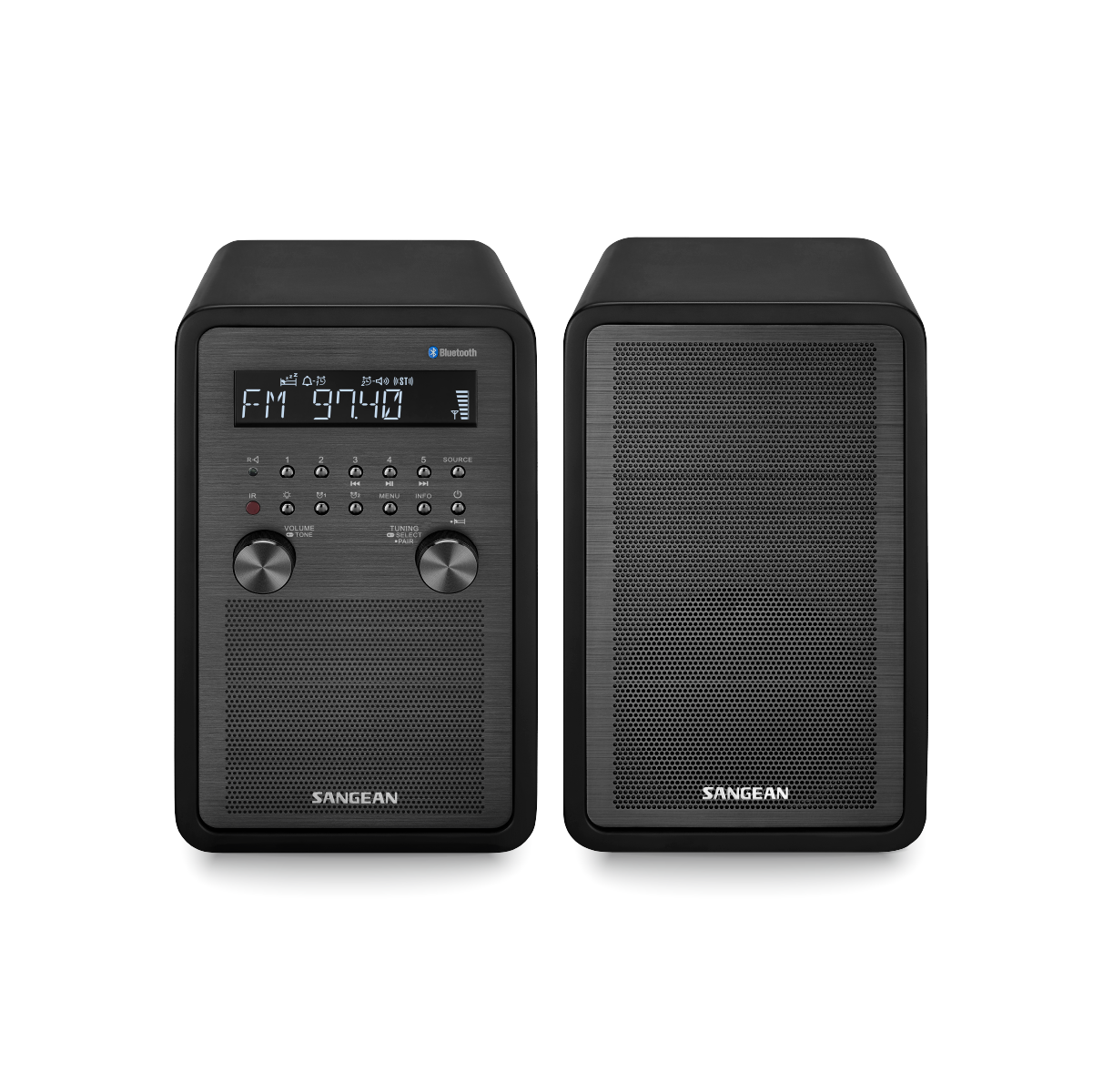 WR-50 AM / FM / BT Wooden Cabinet Radio│SANGEAN Electronics