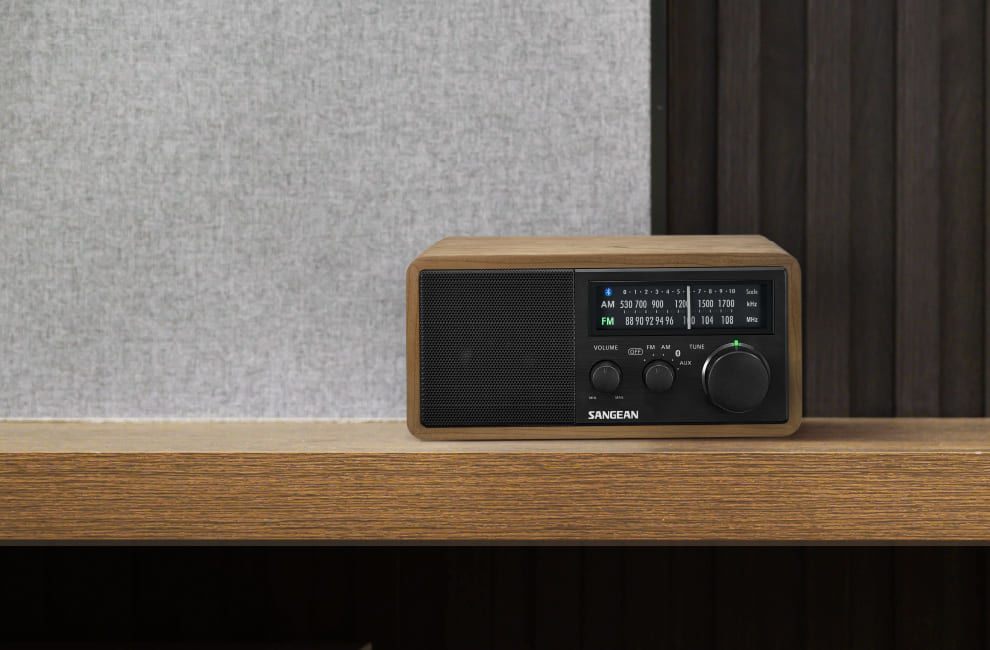 WR-11BT+ AM/FM/AUX/Wooden Cabinet Radio│SANGEAN Electronics