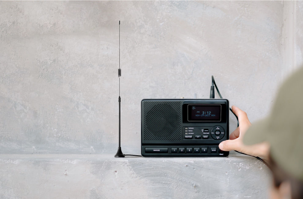 ANT-100 External Weather / FM Antenna│SANGEAN Electronics