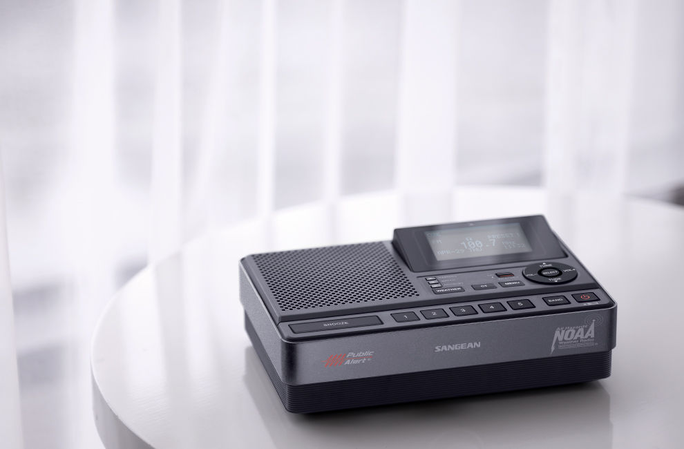 CL-100 AM /FM/ Weather Alert Clock Radio│SANGEAN Electronics