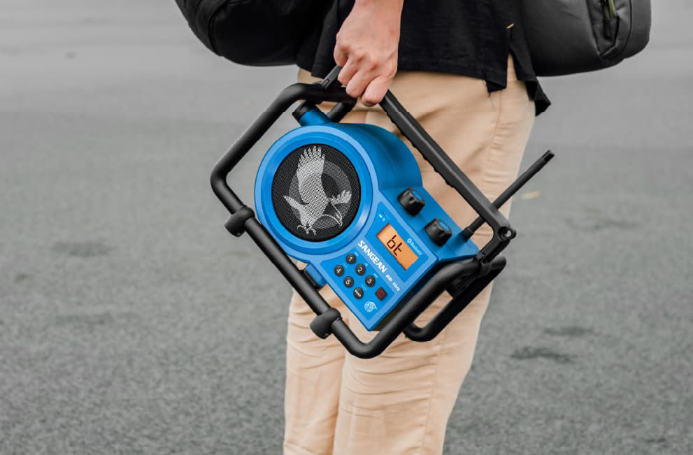 BB-100 AM/FM/Bluetooth/AUX Rugged Radio│SANGEAN Electronics