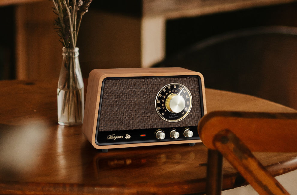 WR-55 Bluetooth / Premium Wooden Cabinet Radio│SANGEAN Electronics