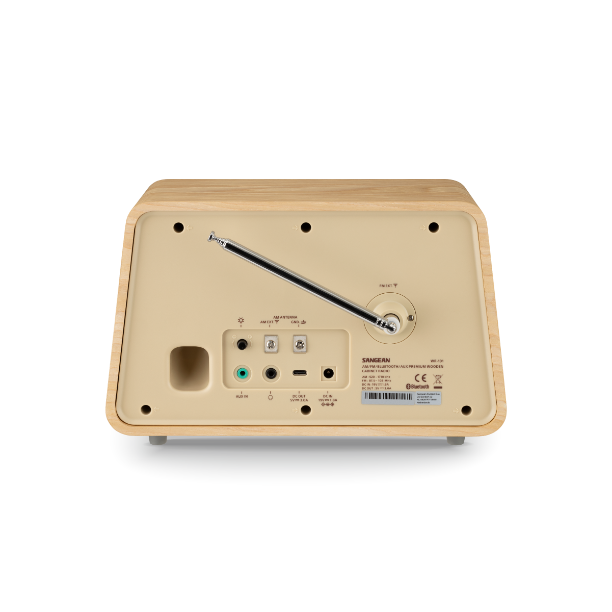 WR-101 Bluetooth / Premium Wooden Cabinet Radio│SANGEAN Electronics