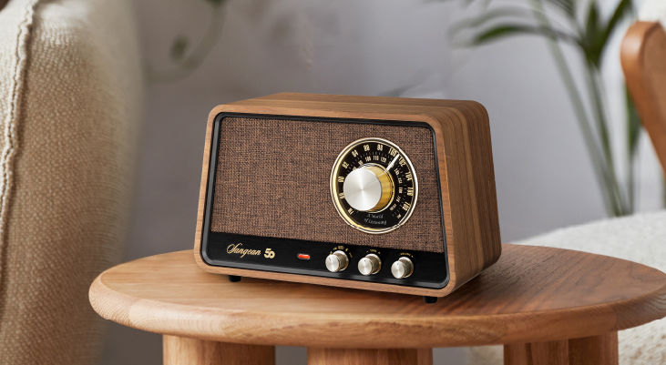 WR-101 Bluetooth / Premium Wooden Cabinet Radio│SANGEAN Electronics