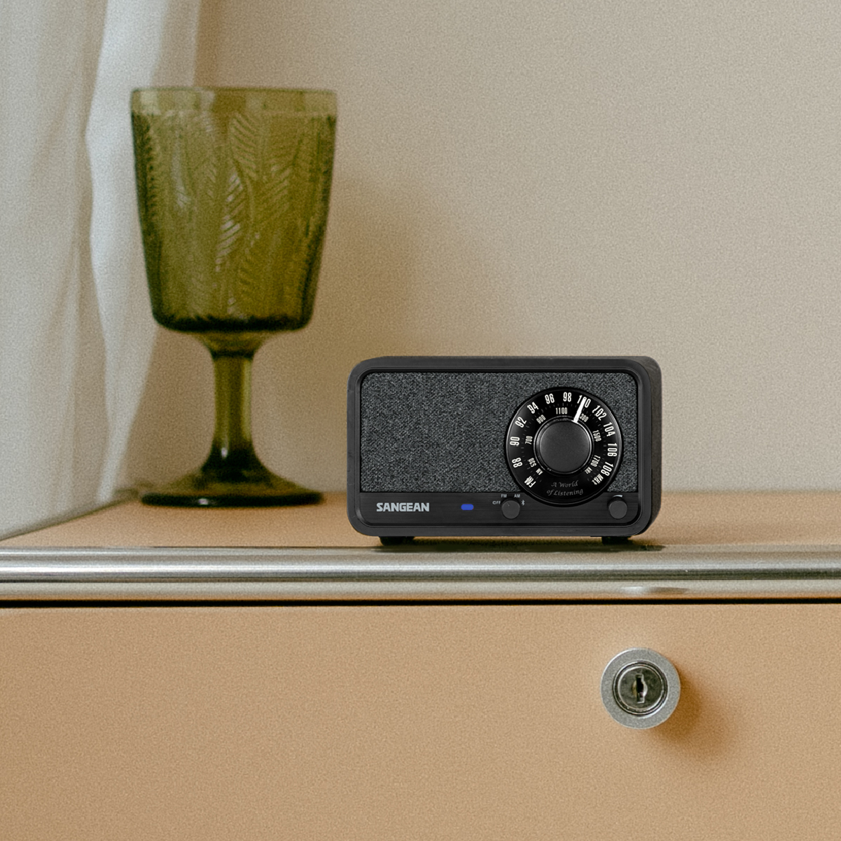 WR-8 AM / FM / Bluetooth Wooden Cabinet Radio│SANGEAN Electronics