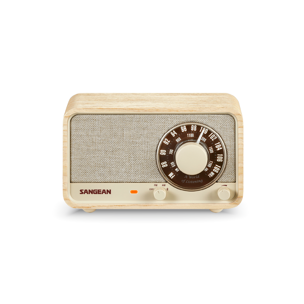 WR-8 AM / FM / Bluetooth Wooden Cabinet Radio│SANGEAN Electronics