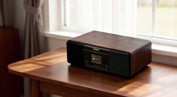 DDR-55BT DAB+/FM-RDS/CD/USB/SD/AUX/Bluetooth Wooden Cabinet Radio ...